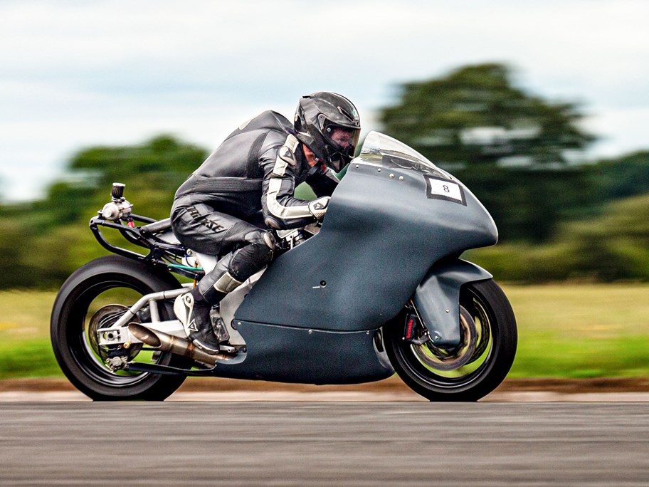 Guy back on track: Martin returns to Elvington as he targets 300mph barrier