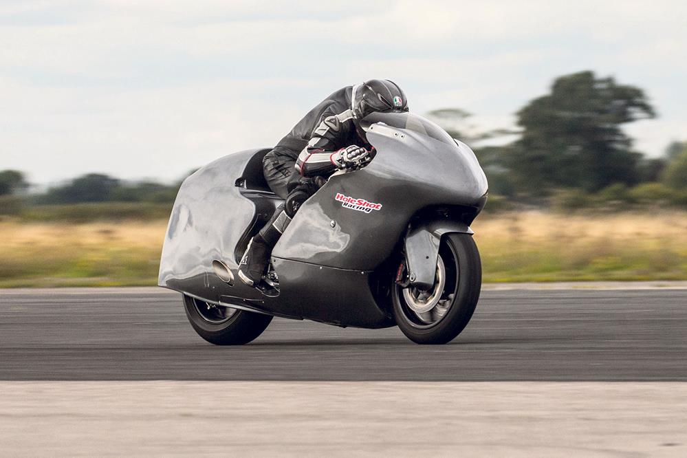 Guy back on track: Martin returns to Elvington as he targets 300mph barrier