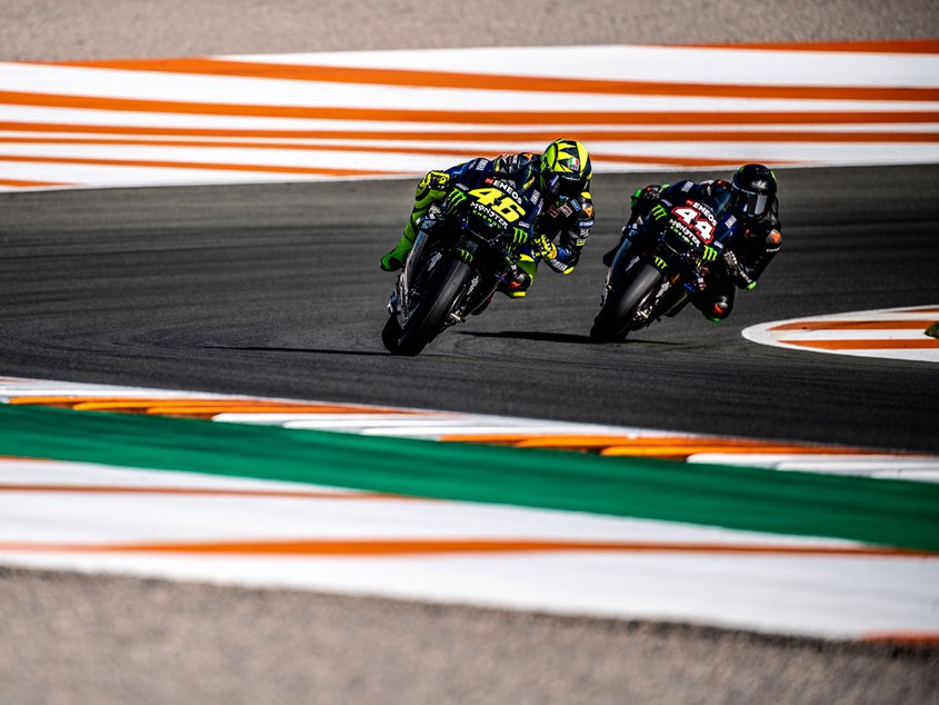 Lewis Hamilton confirms MotoGP Yamaha crash at Valencia