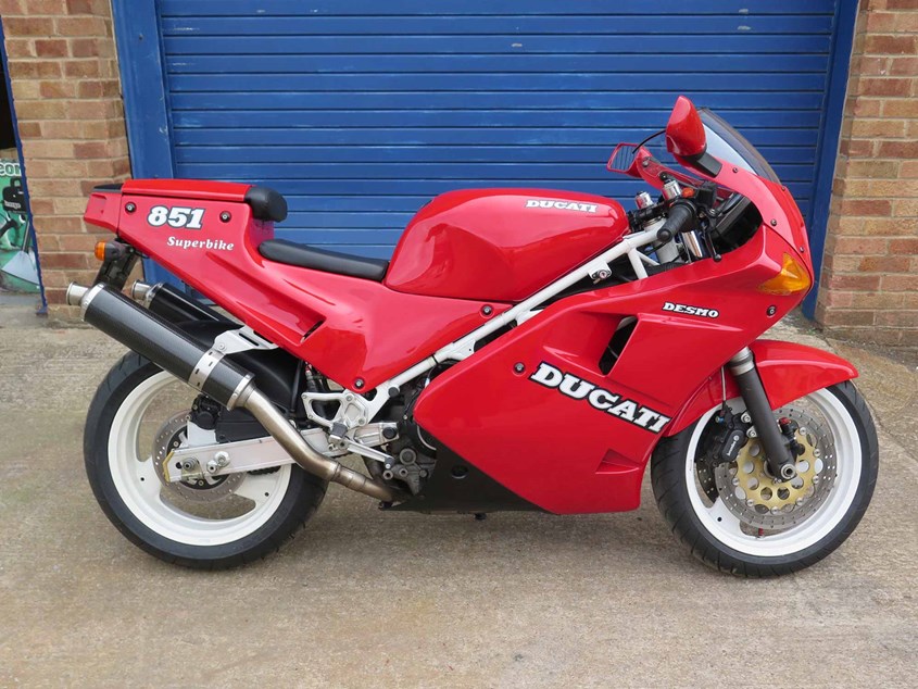 Top Gear Ducati 851 is auction star