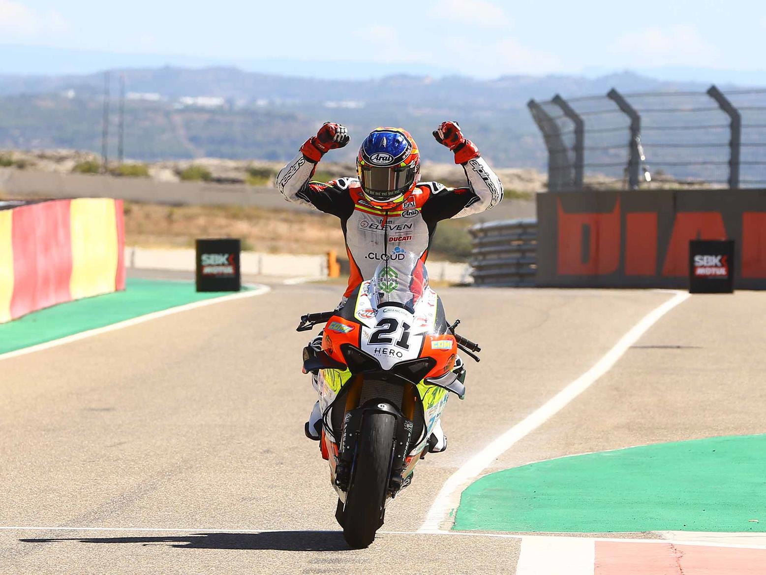 WSB: Michael Ruben Rinaldi wins as Jonathan Rea extends championship lead