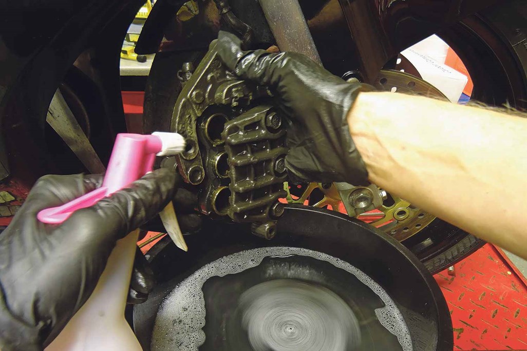 Get your stoppers gleaming: how to clean your motorbike's brakes