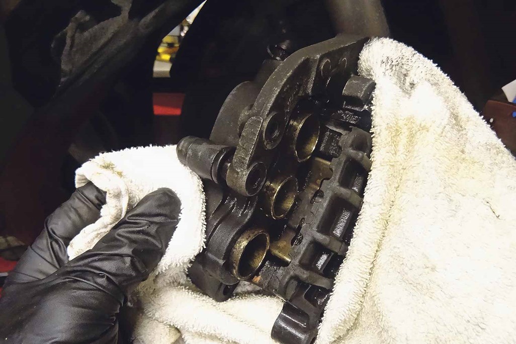 Get your stoppers gleaming: how to clean your motorbike's brakes