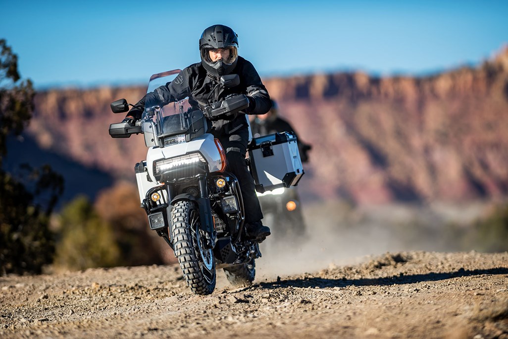 How low can you go? The Harley-Davidson Pan America's adaptive ...