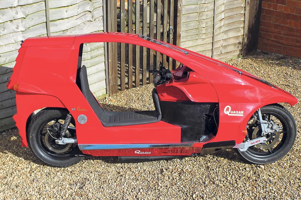 Last Quasar rides again: Unfinished feet-forward machine rescued