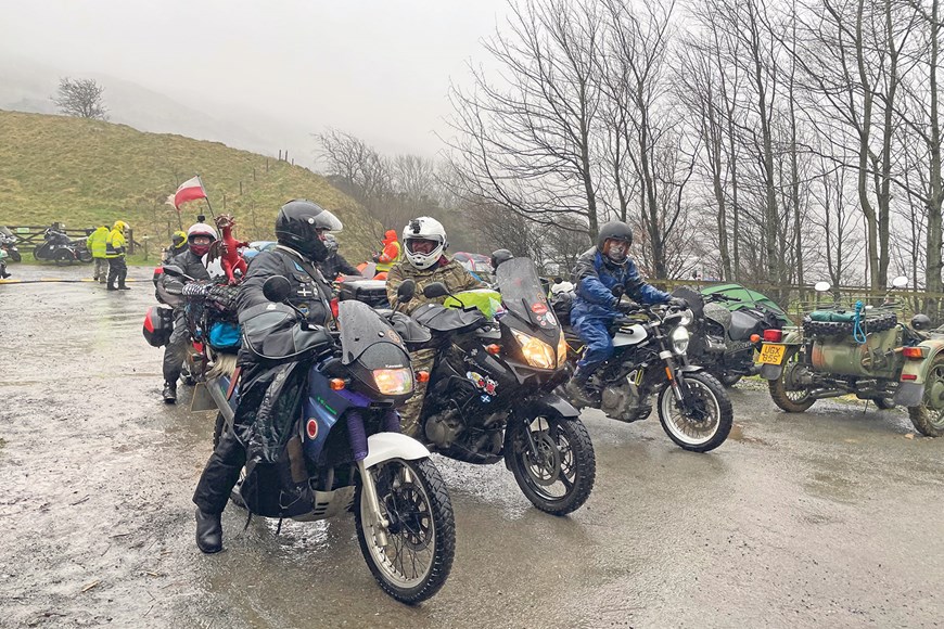 MCN joined in the soggy fun at the 60th Dragon Rally