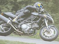 First test on Cagiva Xtra Raptor